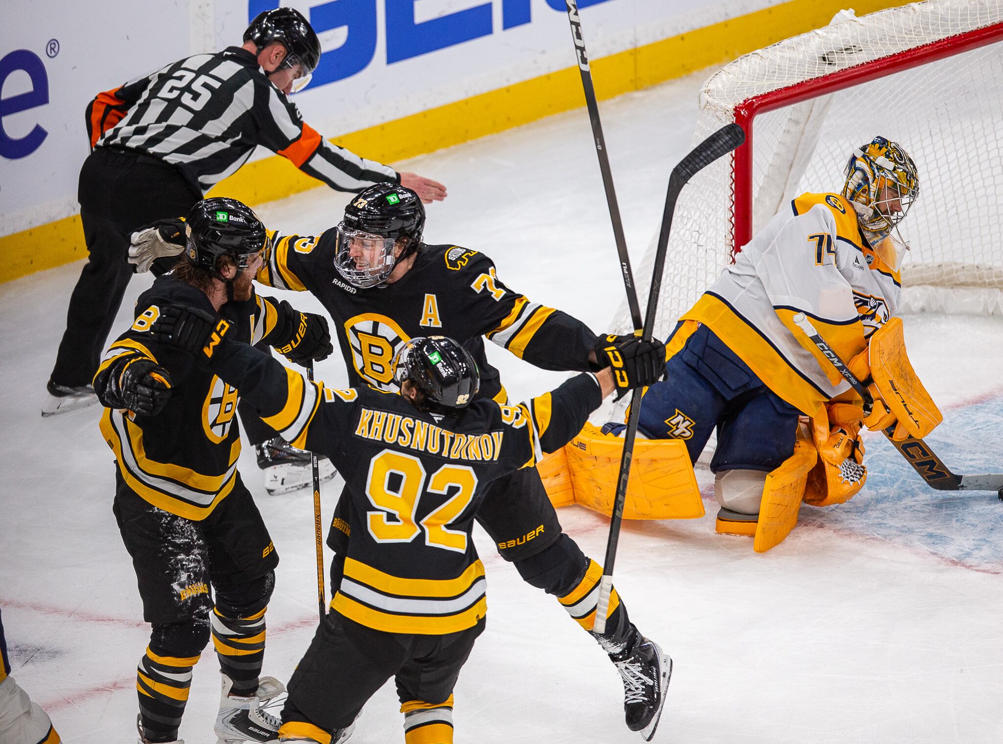 An eventful day for Bruins started with a 4-hour bus ride and ended ...