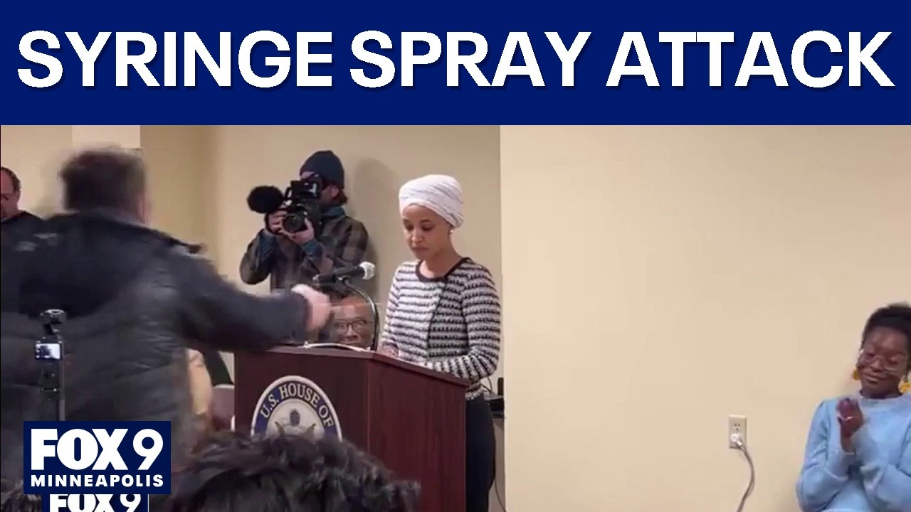 Rep. Omar sprayed with syringe: Latest