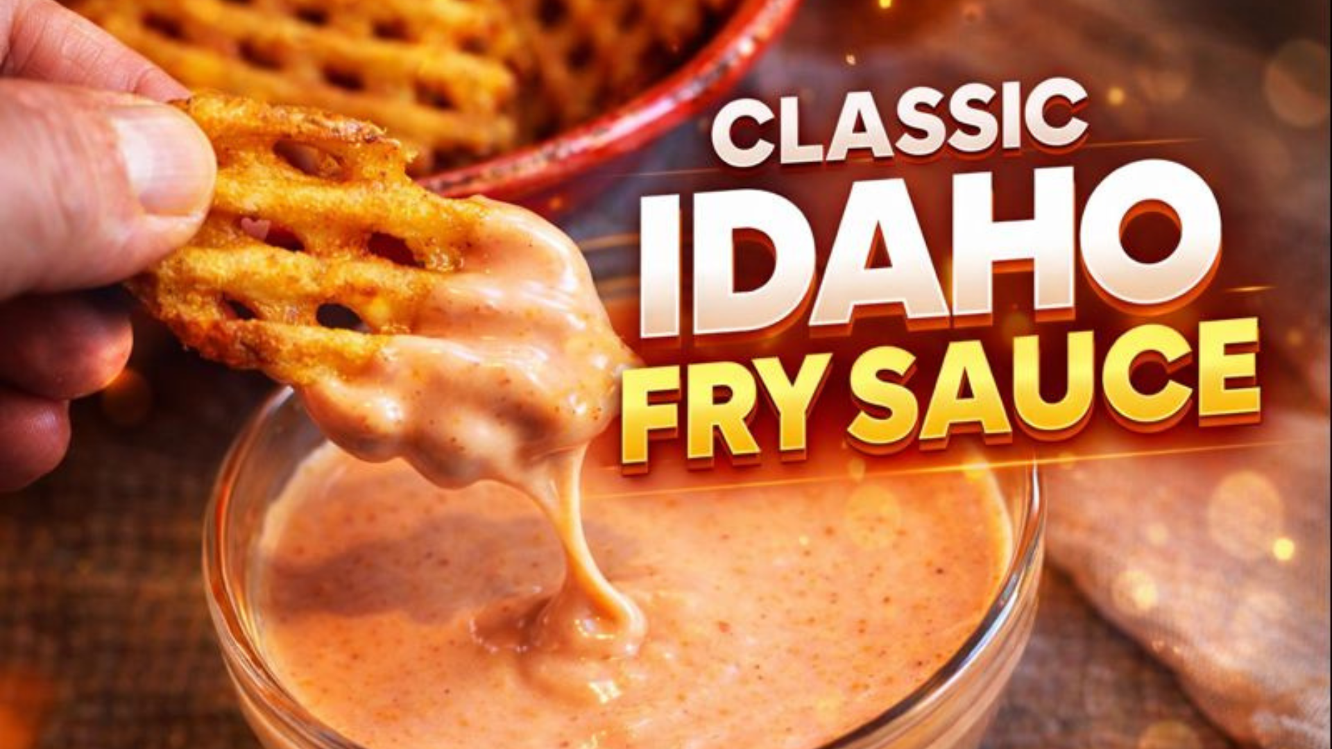 Easy homemade Idaho fry sauce for fries and burgers