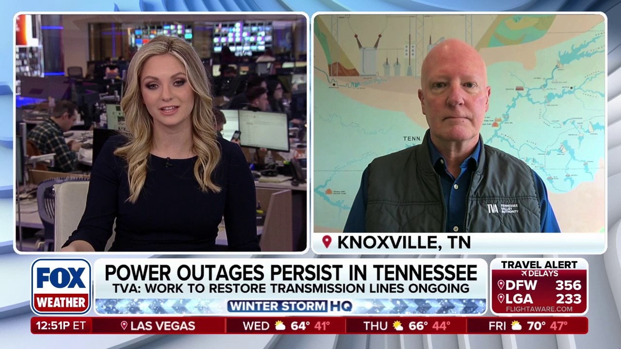 Power outages continue in Tennessee