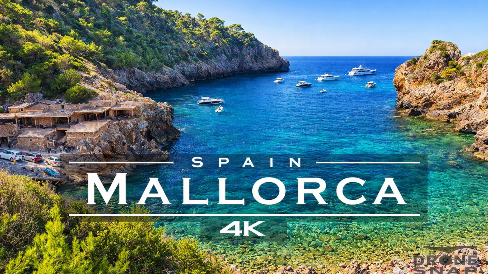 Mallorca, Spain stunning 4K drone views of the island