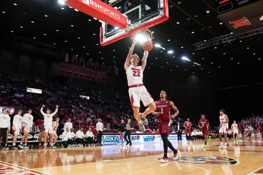 No. 24 Miami survives another heart attack, beating UMass 86-84
