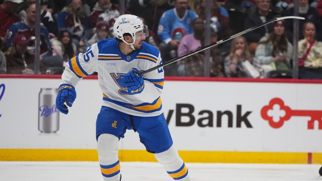 Blues’ Jordan Kyrou, Jake Neighbours exit vs. Stars with injury