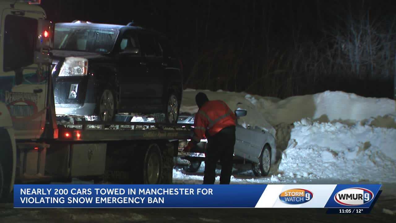 Hundreds towed during snowstorm in Manchester face more than $200 in fees
