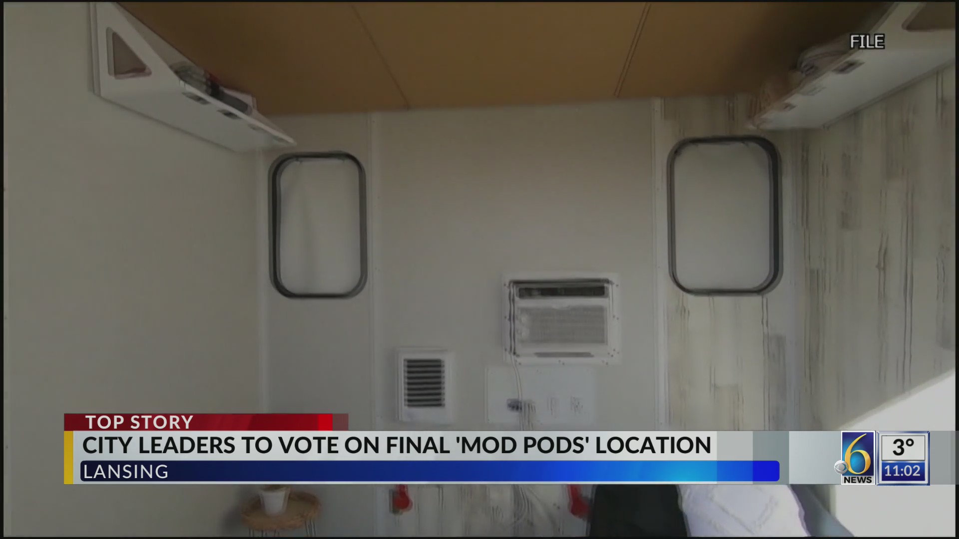 Advisory board recommends final location of Mod-Pods to Schor