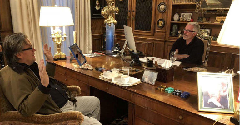 Epstein pictured with Trump ally, foe in new files