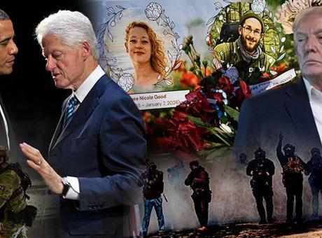 Amerika'nın geldiği nokta! ICE krizine Obama ve Clinton da katıldı ...