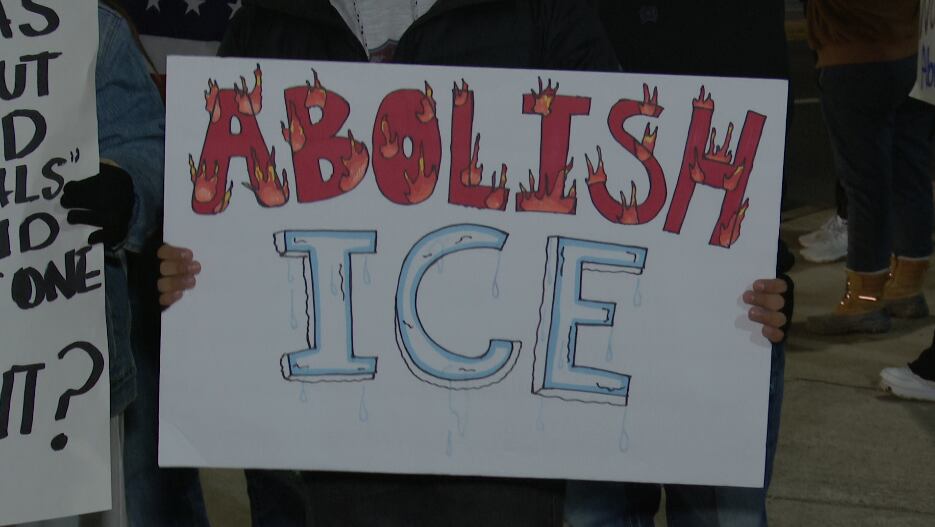 ICE protests continue on Tuesday in Bryan
