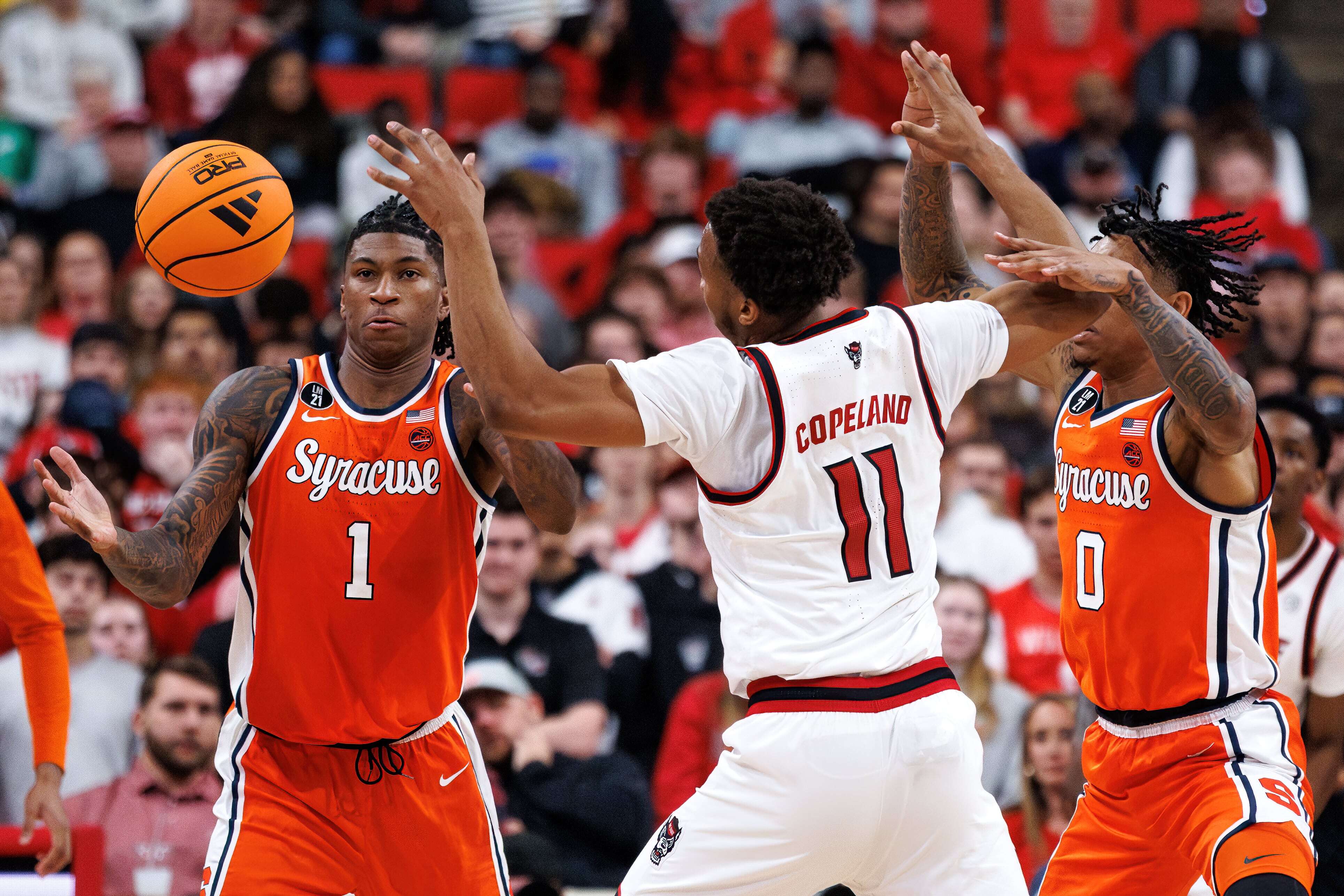 Quadir Copeland nearly gets double-double; NC State dominates Syracuse ...