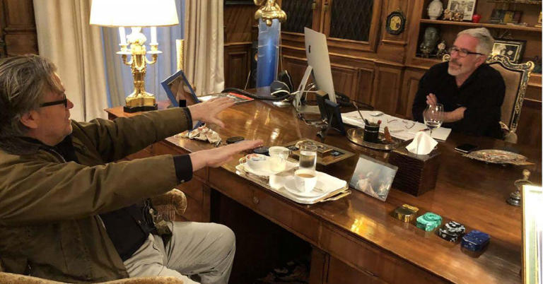 Epstein pictured with Trump ally, foe in new files