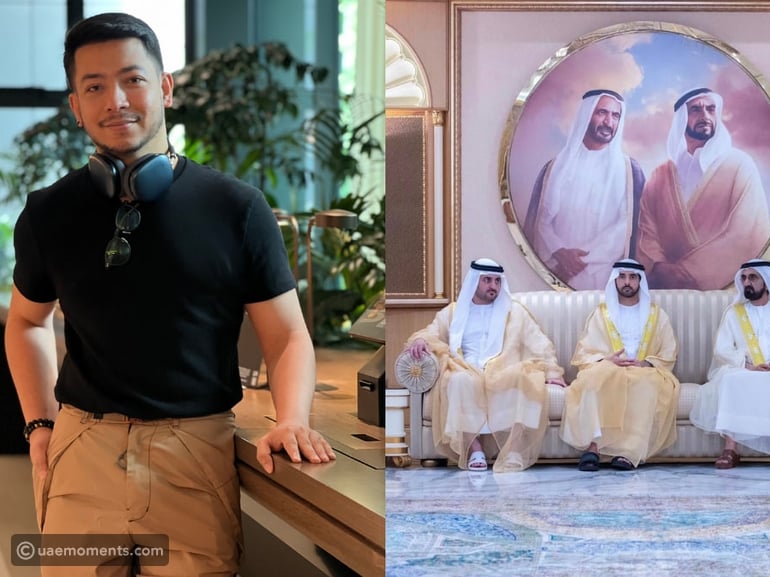 He moved to the UAE with a resume, now his art hangs in royal palaces