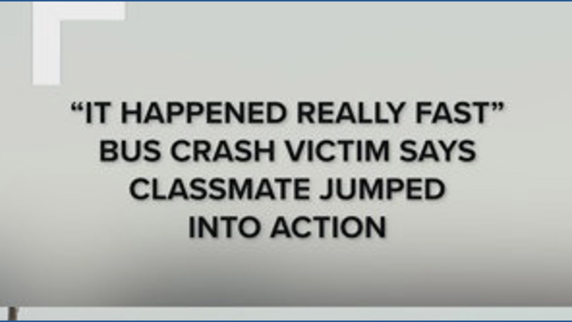 Bus crash victim in San Antonio speaks out