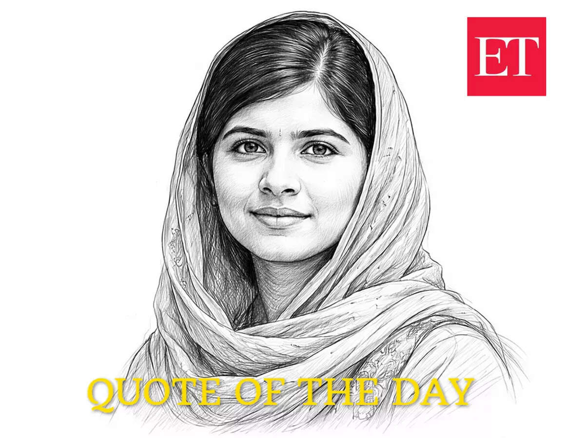 Quote of the day by Malala Yousafzai: 'We realize the importance of our ...