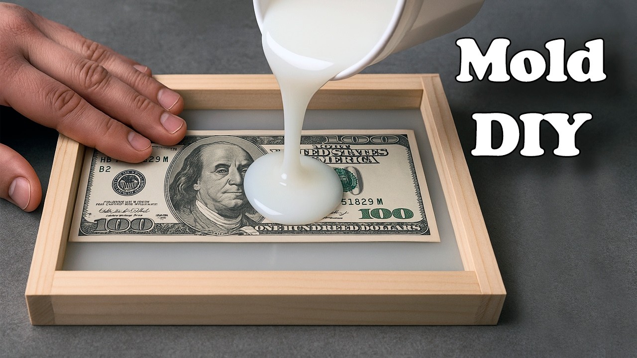How to Make Silicone Mold of a $100 Bill?