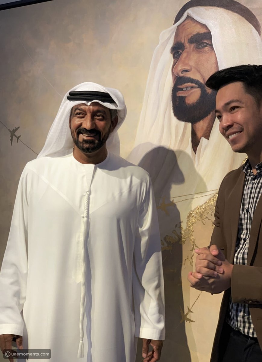 He moved to the UAE with a resume, now his art hangs in royal palaces