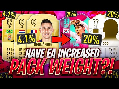 Did EA increase pack weight?