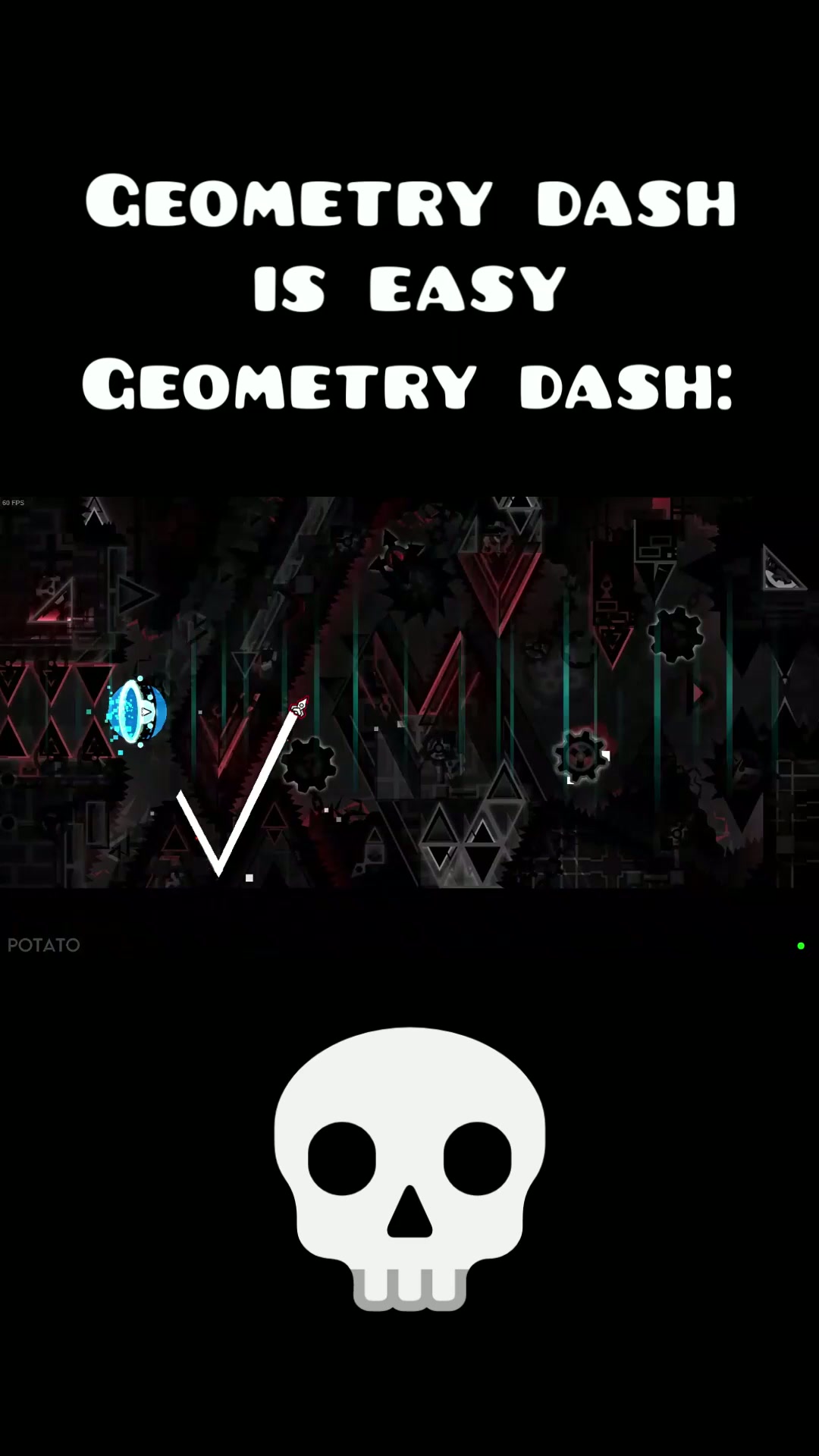 Geometry Dash meme #shorts #deluxe12