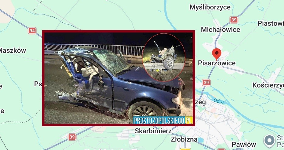 Auto zostało rozerwane na pół. Wiemy, co z kierowcą