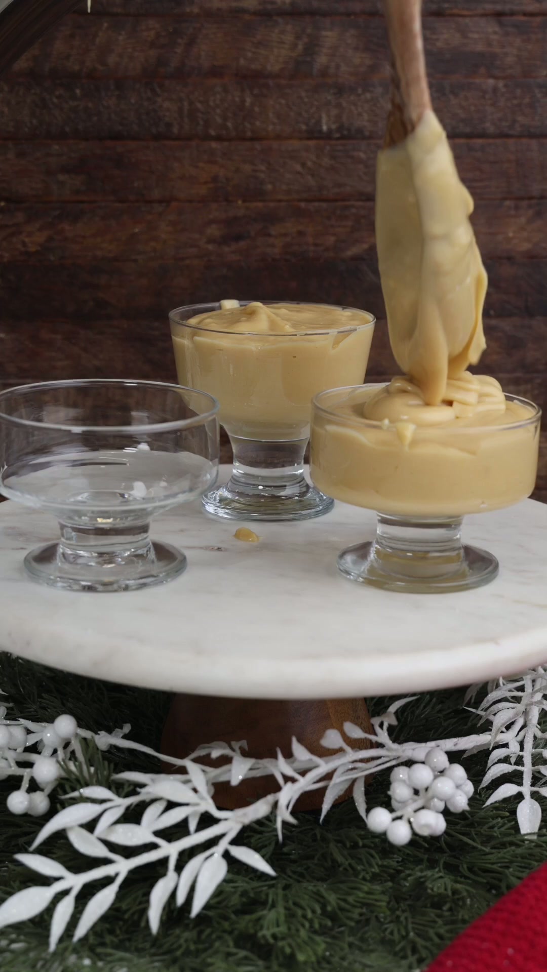 Advent day 21 🎄Butterscotch pudding is velvety smooth and dreamy!