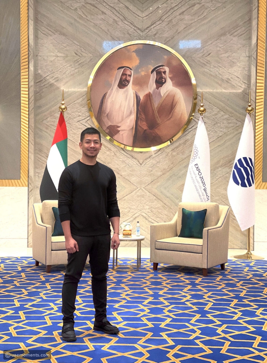 He moved to the UAE with a resume, now his art hangs in royal palaces