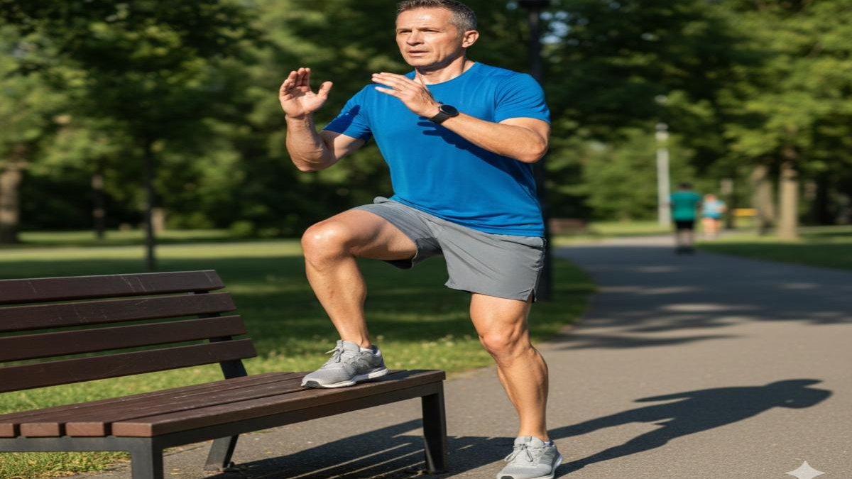 Step-ups: The simple exercise that builds strong legs, core stability ...