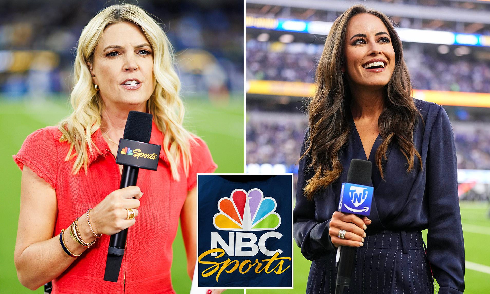 NFL fans left divided as NBC's Super Bowl announcers and sideline ...
