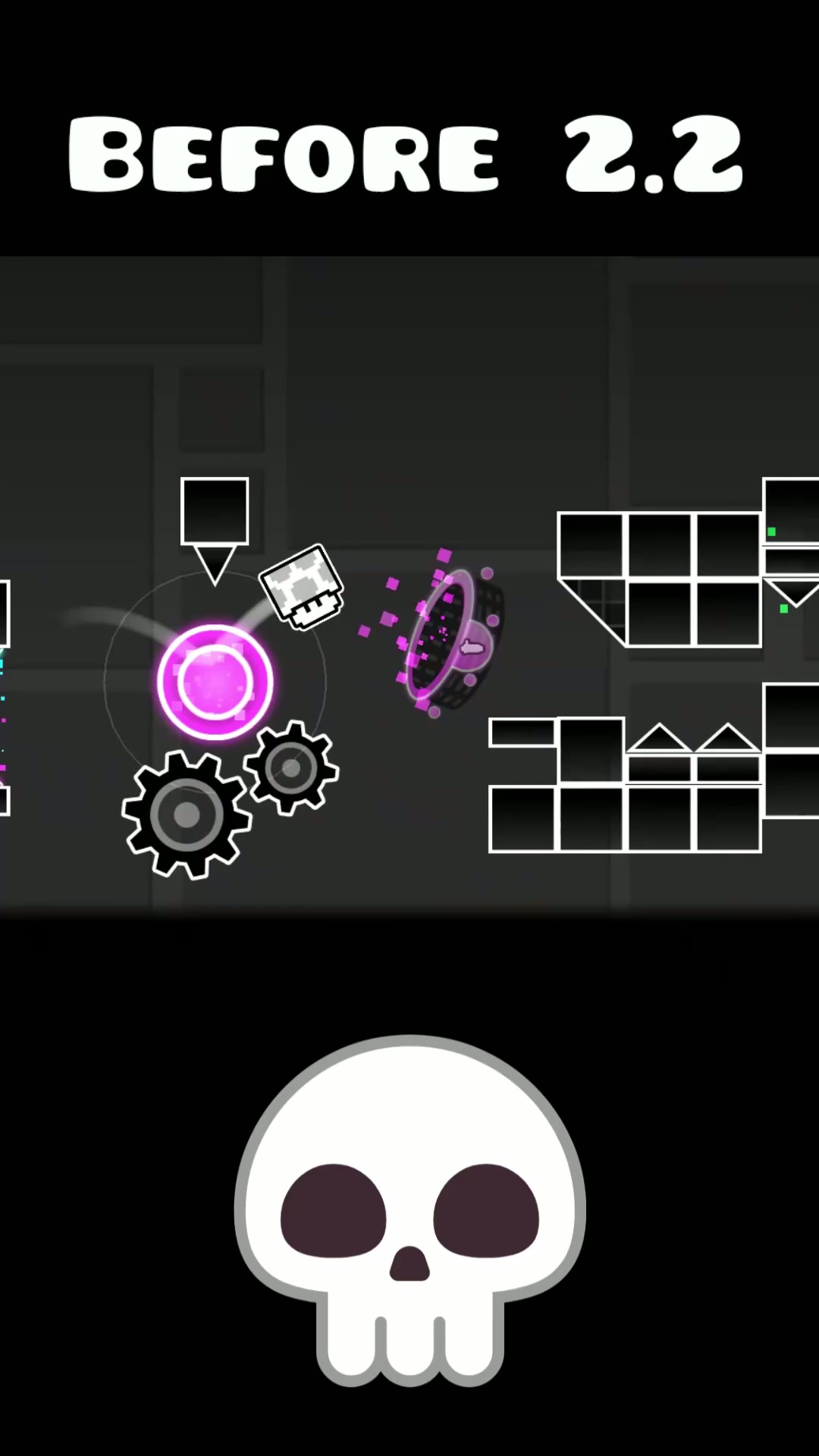 Geometry Dash 2.2 vs before 2.2 which is crazier?