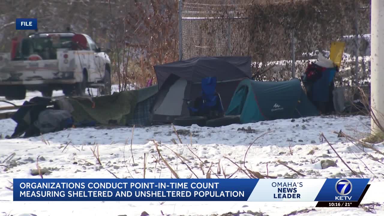 Omaha-area groups conduct annual count of homeless population