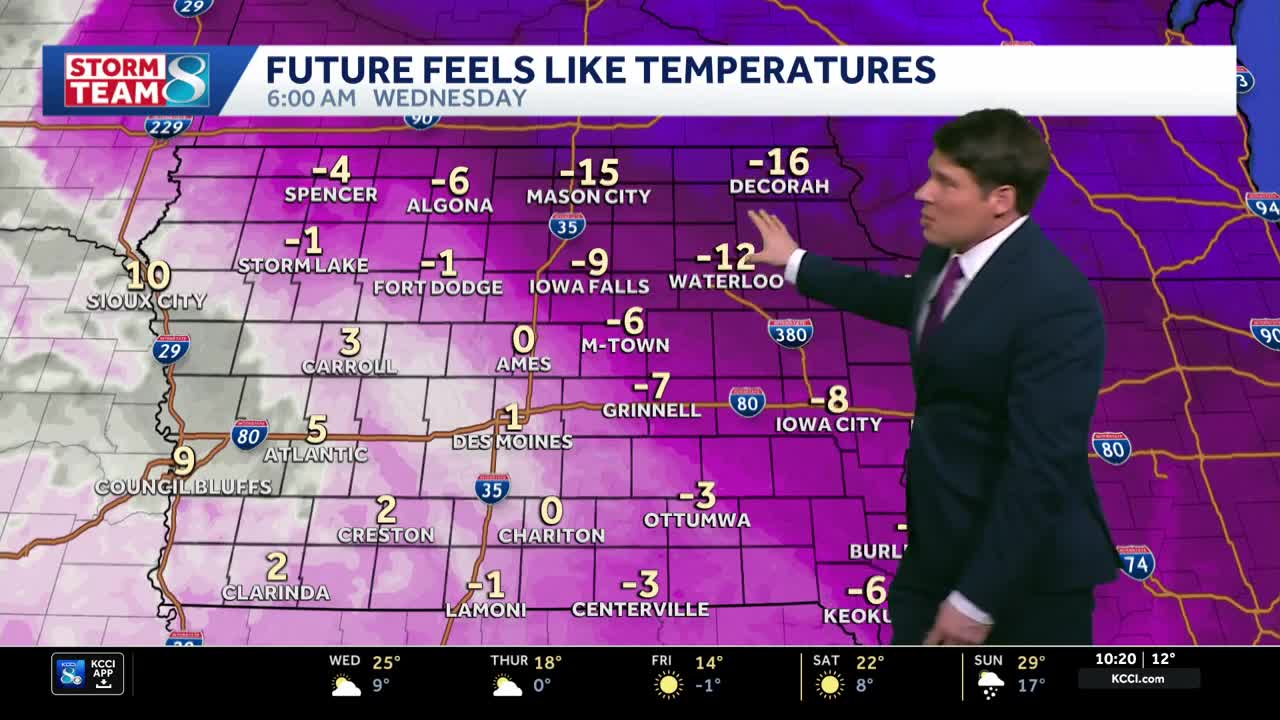 Iowa weather: Brief warm-up before more cold and snow return