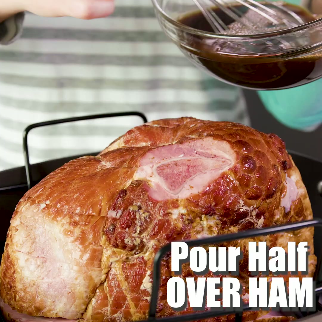 Easy orange glazed ham is a new twist on traditional ham!