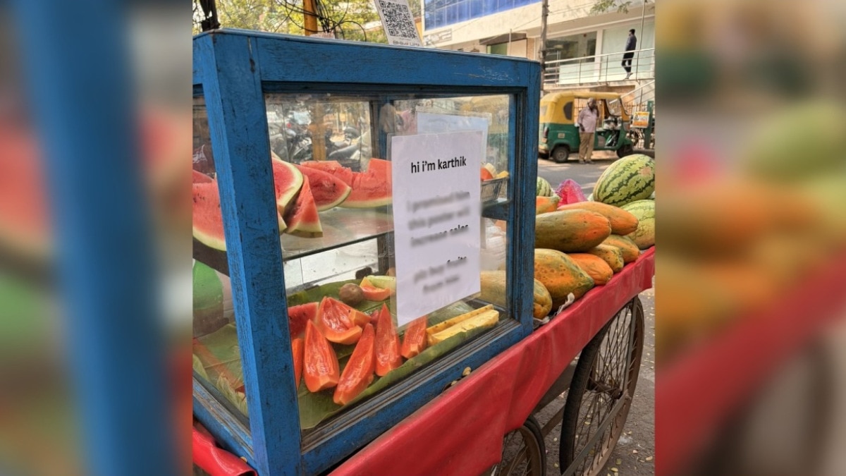 Bengaluru man's note on street vendor's fruit cart shows what the city ...