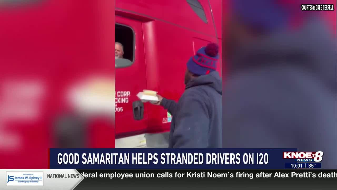 Good Samaritan helps stranded drivers on I-20 during winter weather