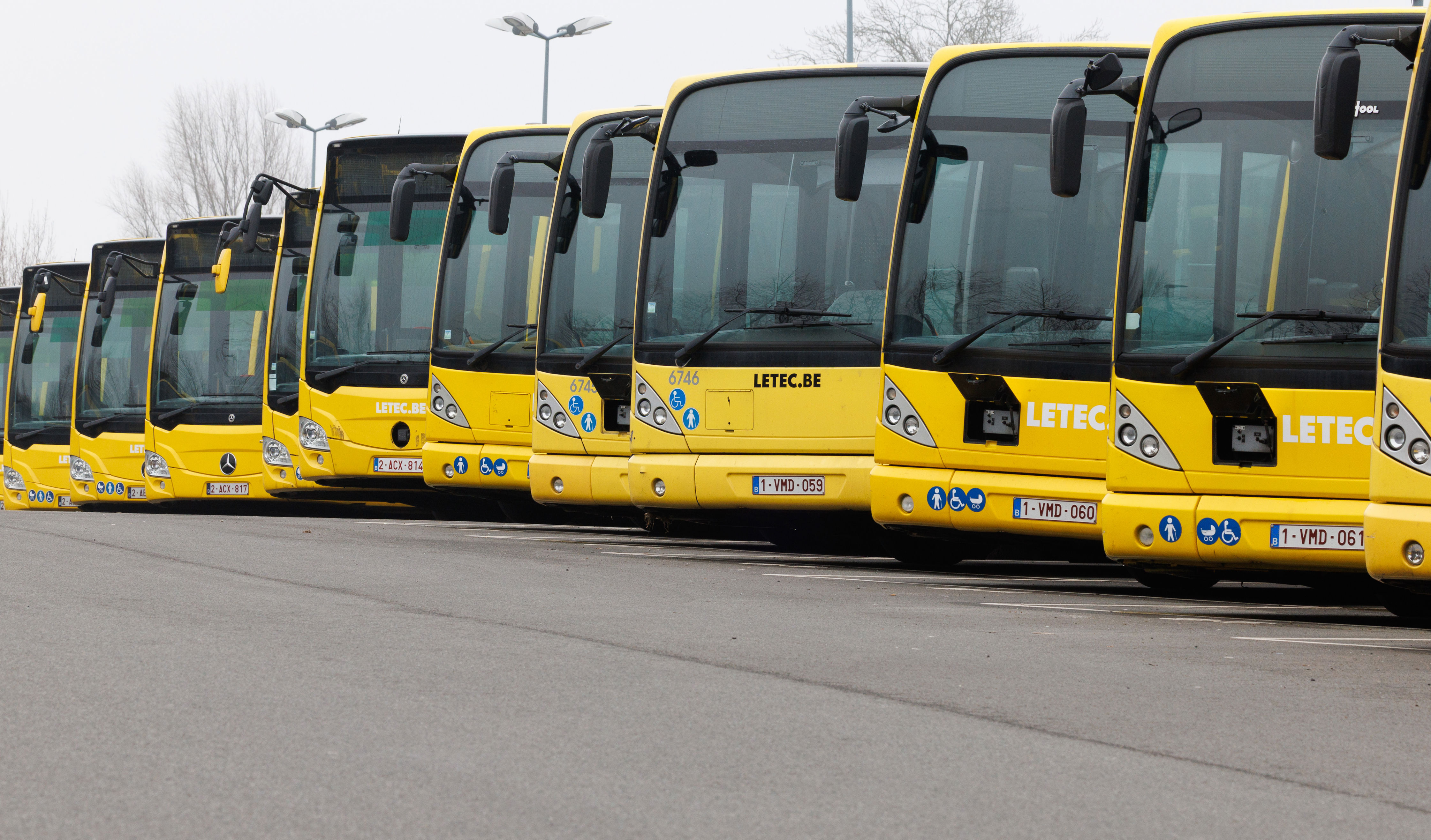 Grève Letec: quelques bus à Charleroi, près de trois lignes sur quatre ...