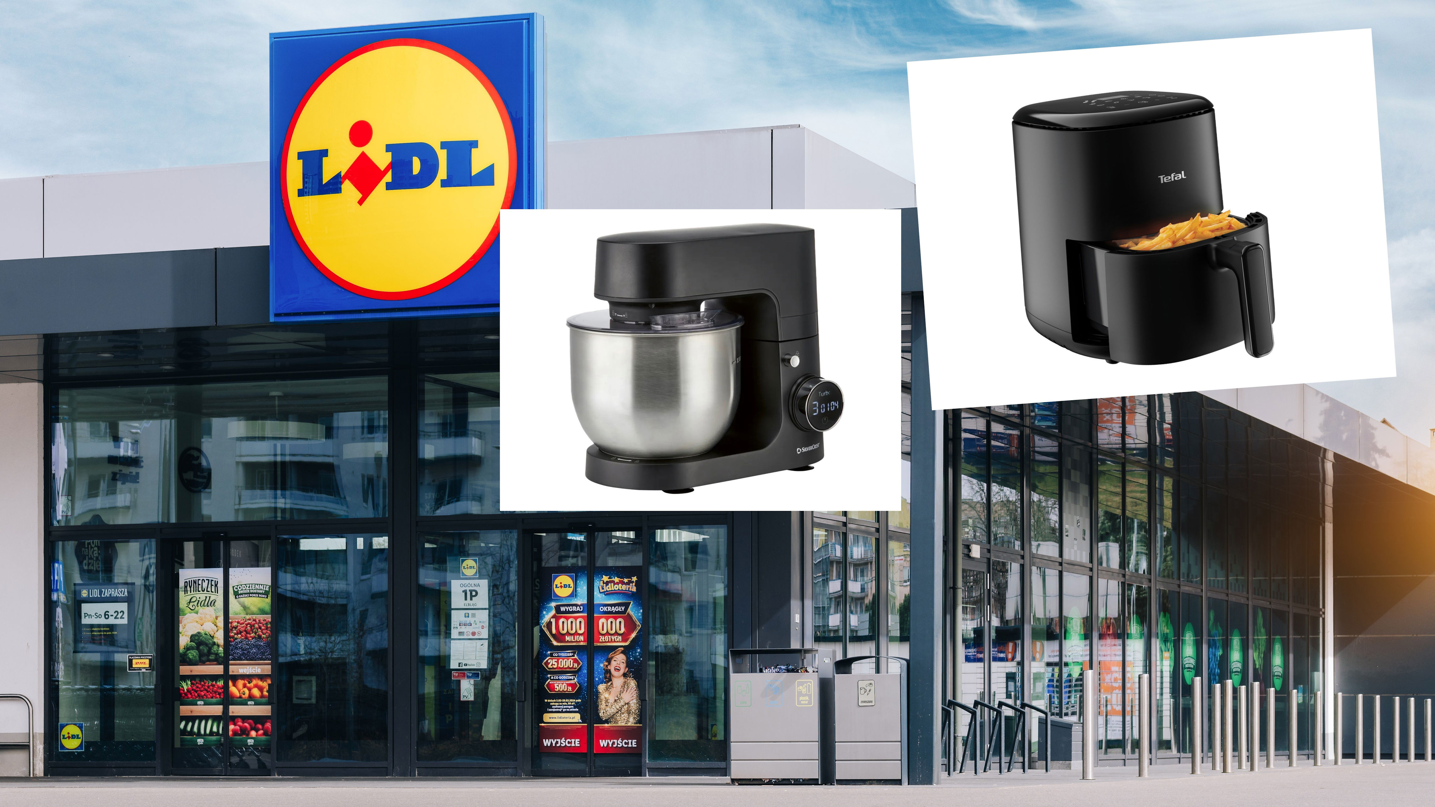 Lidl z promocją na małe AGD. Air fryer, robot planetarny i opiekacz taniej