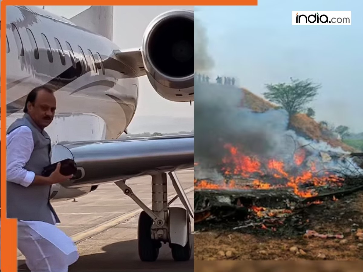 Ajit Pawar plane crash cause: What is the Learjet 45, who were onboard ...