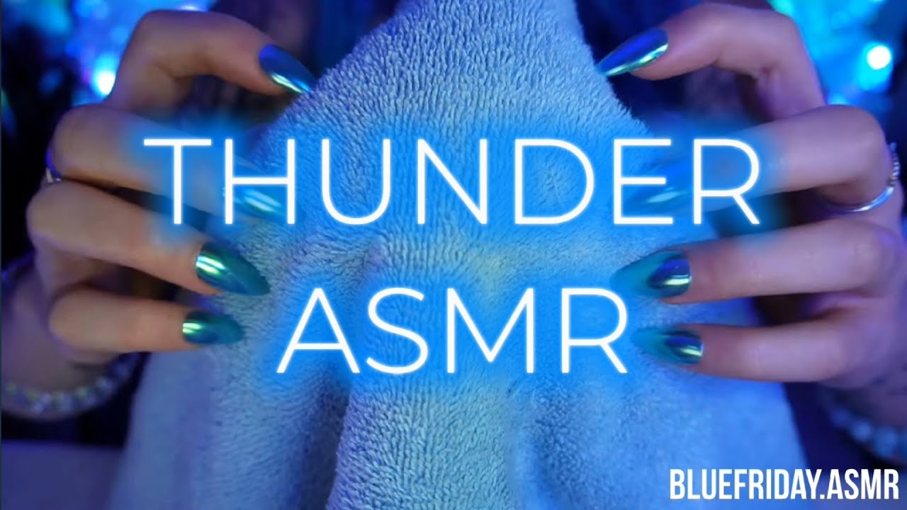 Thunder ASMR relaxing storm sounds for sleep & tingles