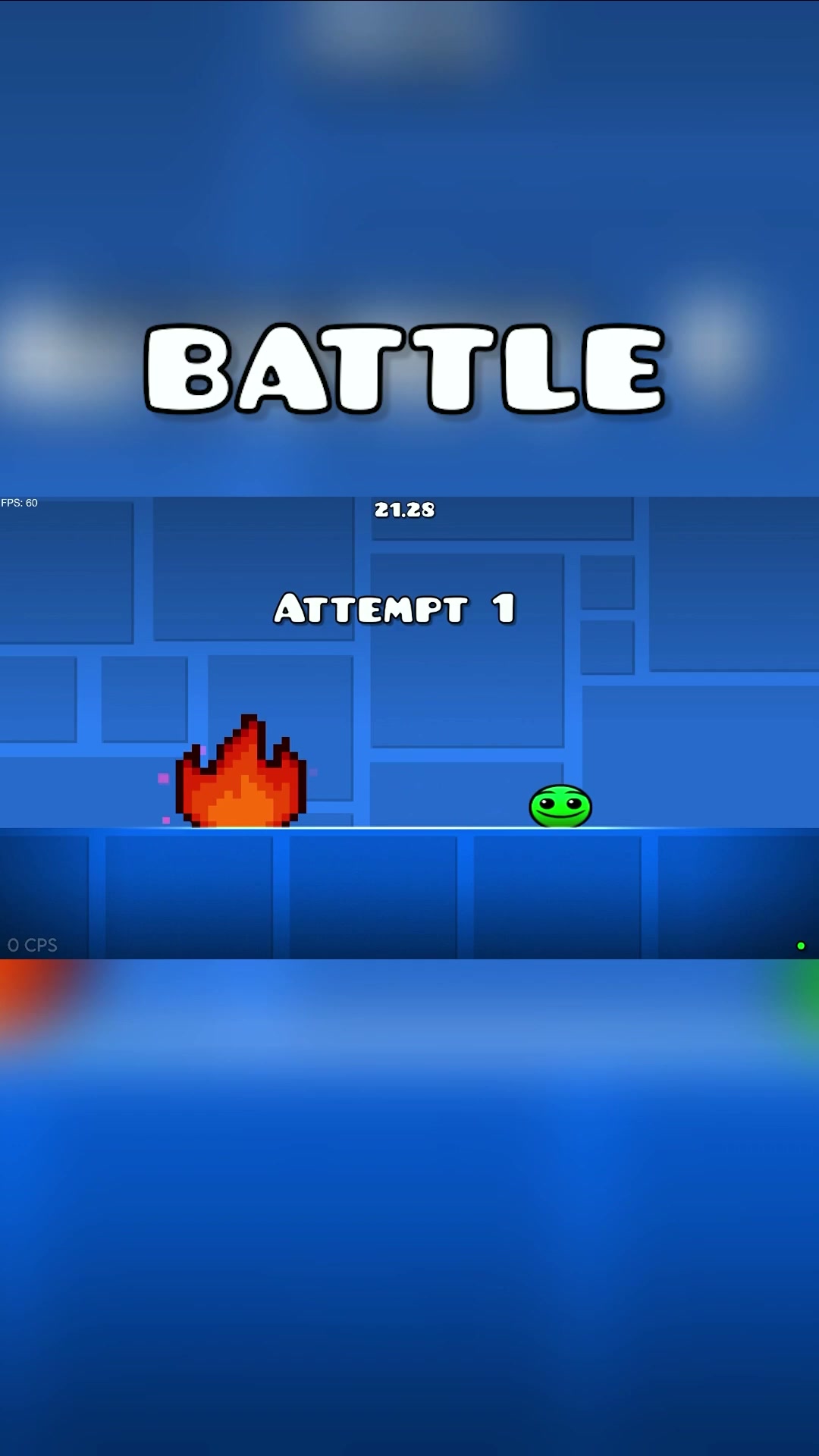 Geometry Dash battle #shorts #viral #memes