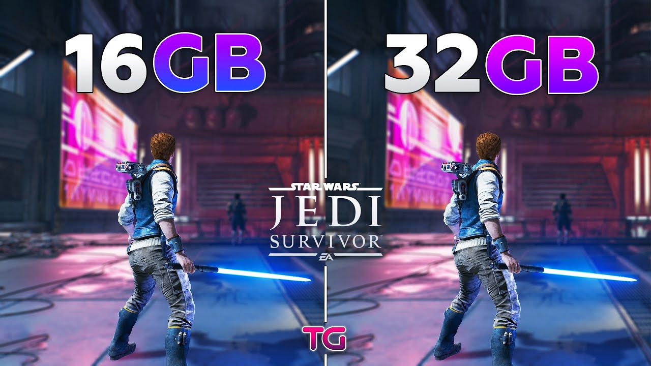16GB vs 32GB RAM - Star Wars Jedi Survivor