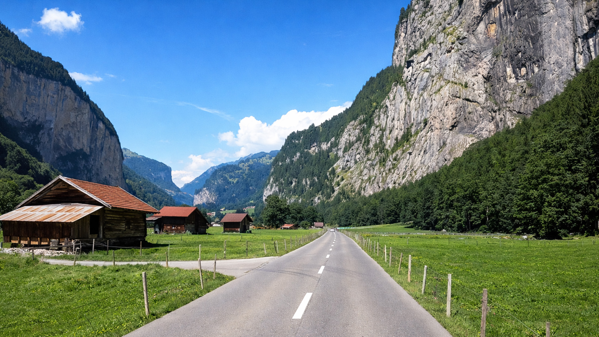 Have you seen the road from Lauterbrunnen to Grindelwald?