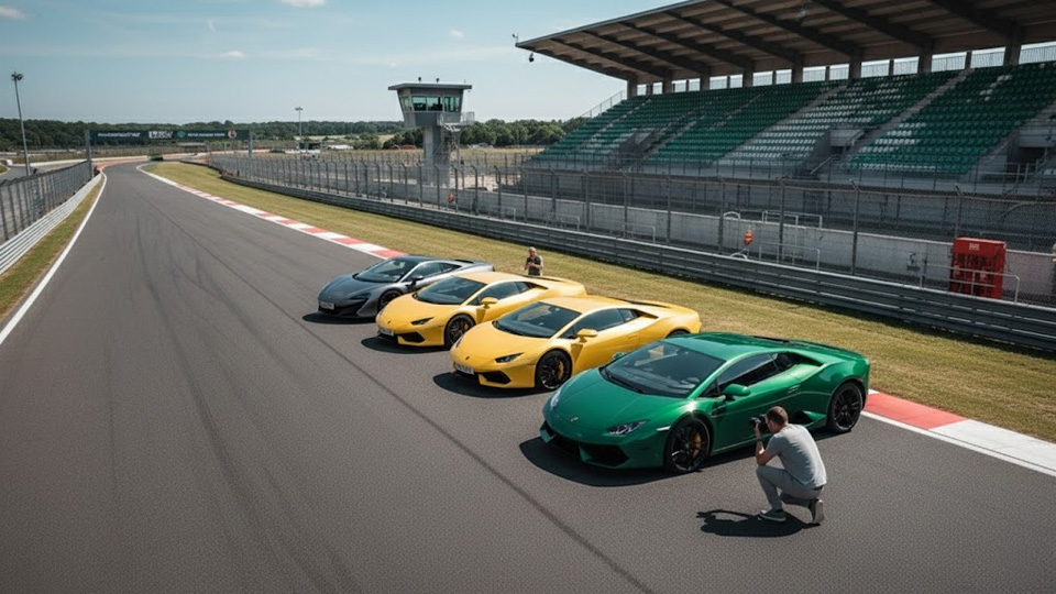 24 hours at a private race track