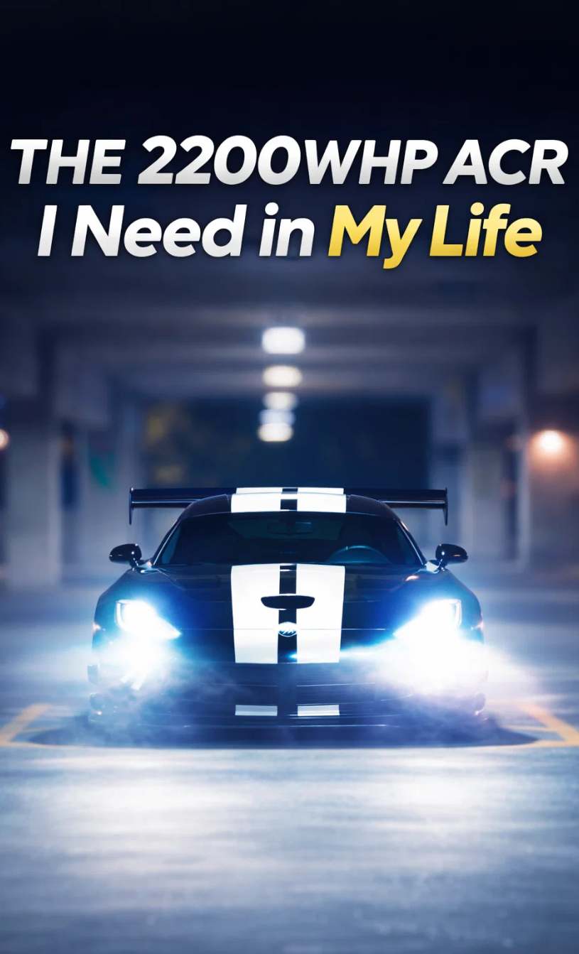 The 2200WHP ACR I need in my life