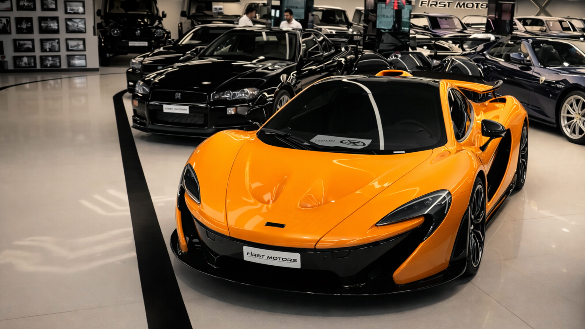 $1.300.000 McLaren P1 on display at F1RST Motors