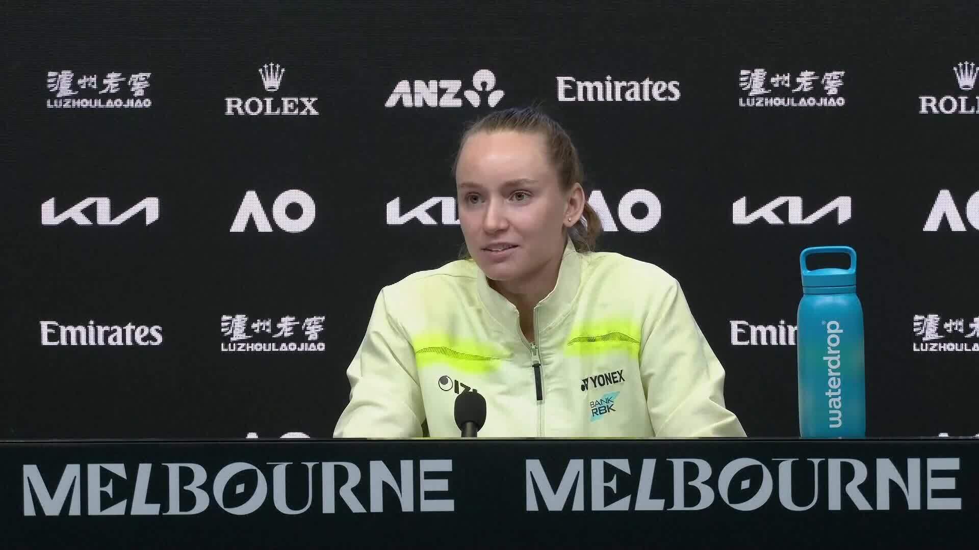 ‘Really happy with the win’ - Rybakina after beating No. 2 seed Swiatek