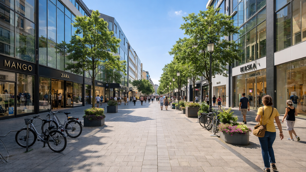 Een zonnige wandeling door het moderne Rotterdam