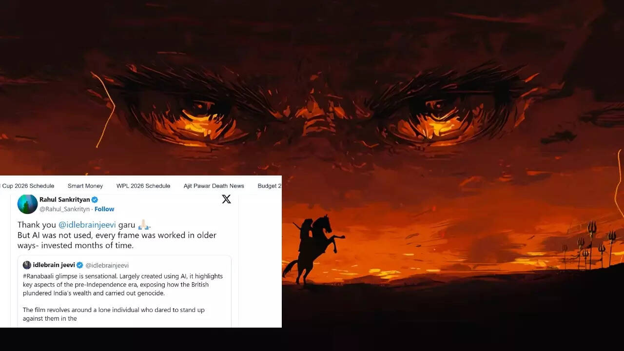 'Ranabaali' director Rahul Sankrityan addresses AI rumours for teaser ...