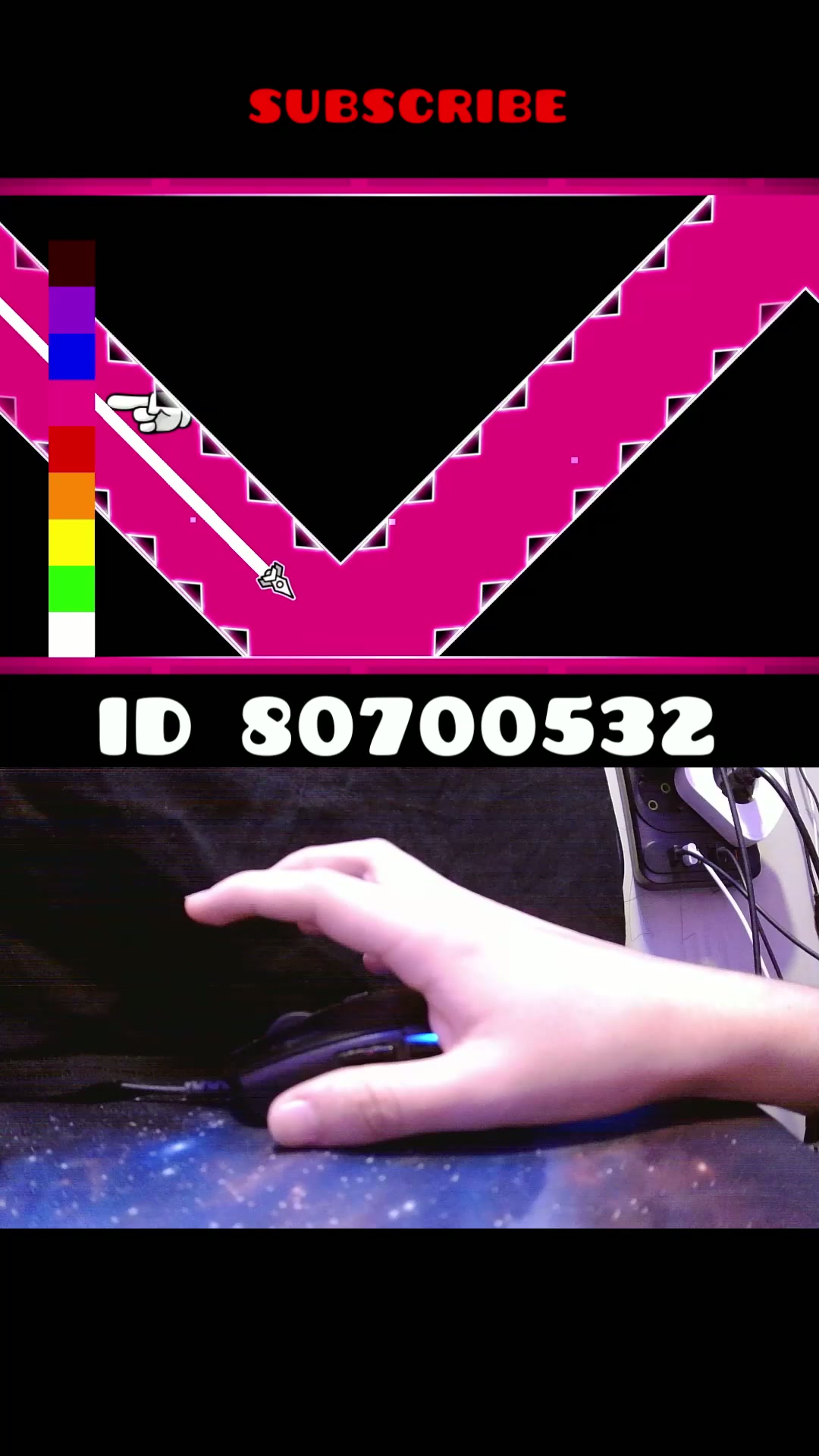 Hacker beat wave challenge Geometry Dash #shorts #deluxe12