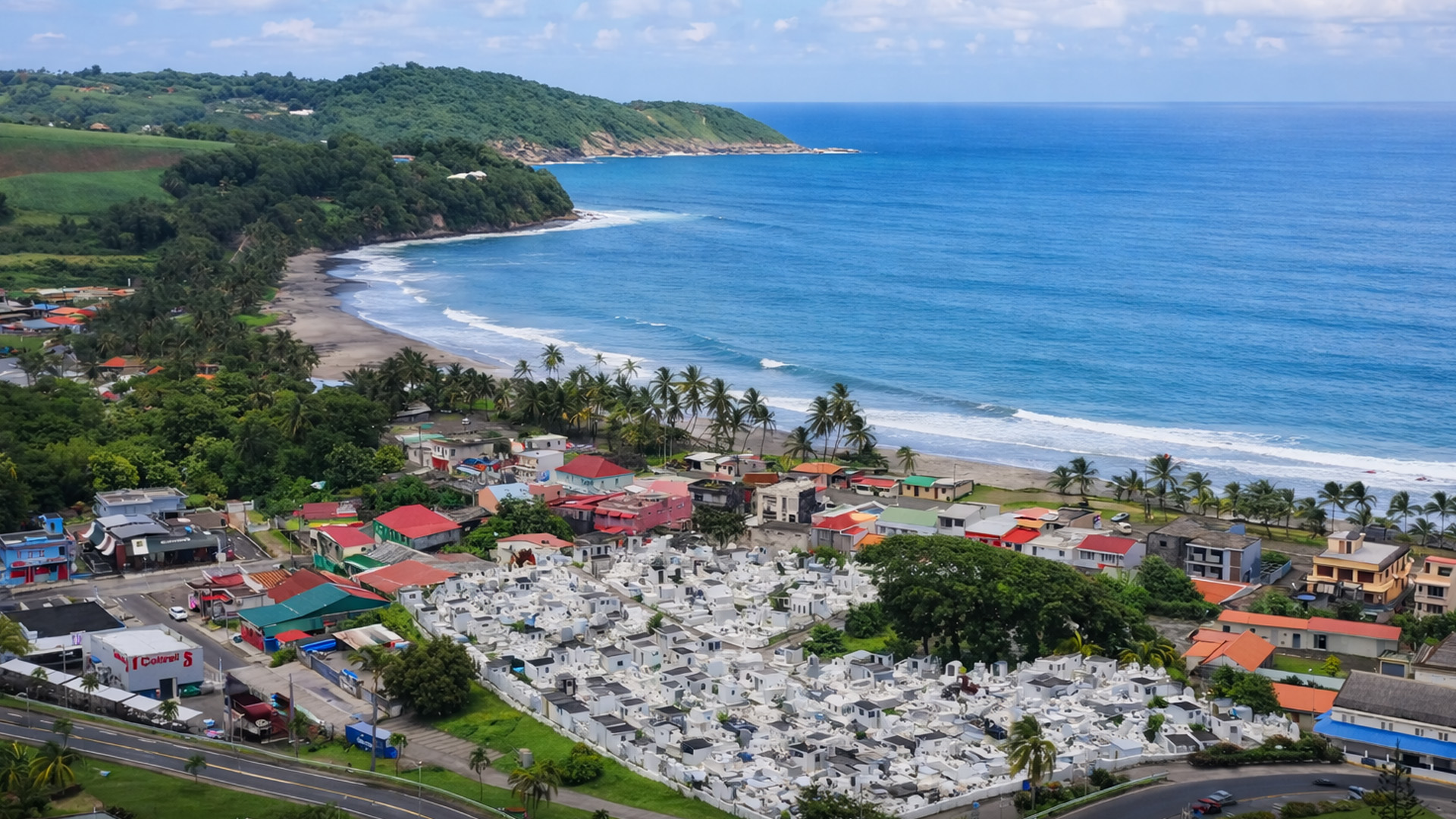 Why is there a cemetery by the beach?