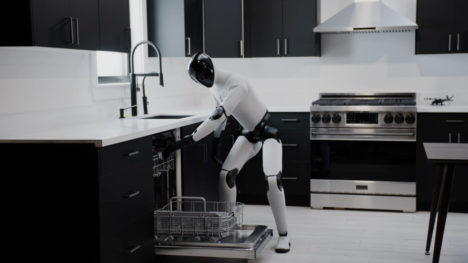 Video: US humanoid robot unloads and reloads a dishwasher using full ...