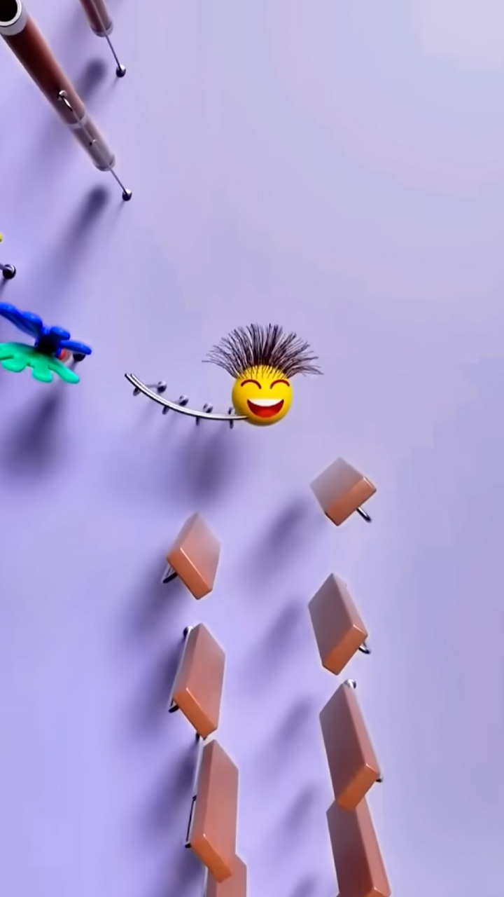 Feel happy melody recreated on MARBLE and real instruments