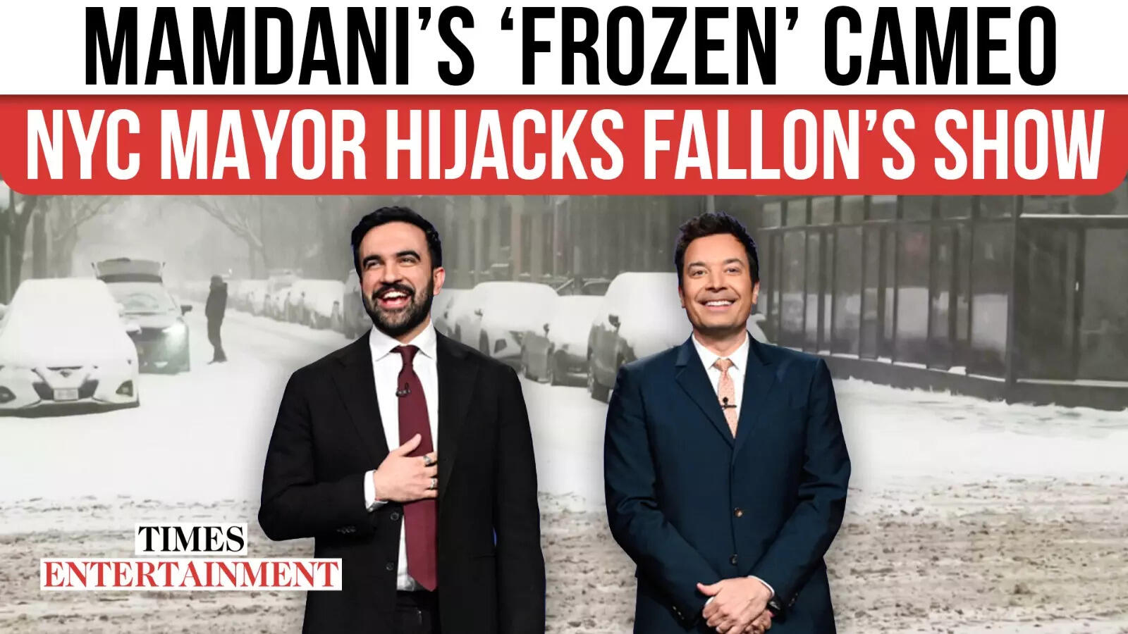 Jimmy Fallon’s monologue hijacked as NYC Mayor Zohran Mamdani makes ...